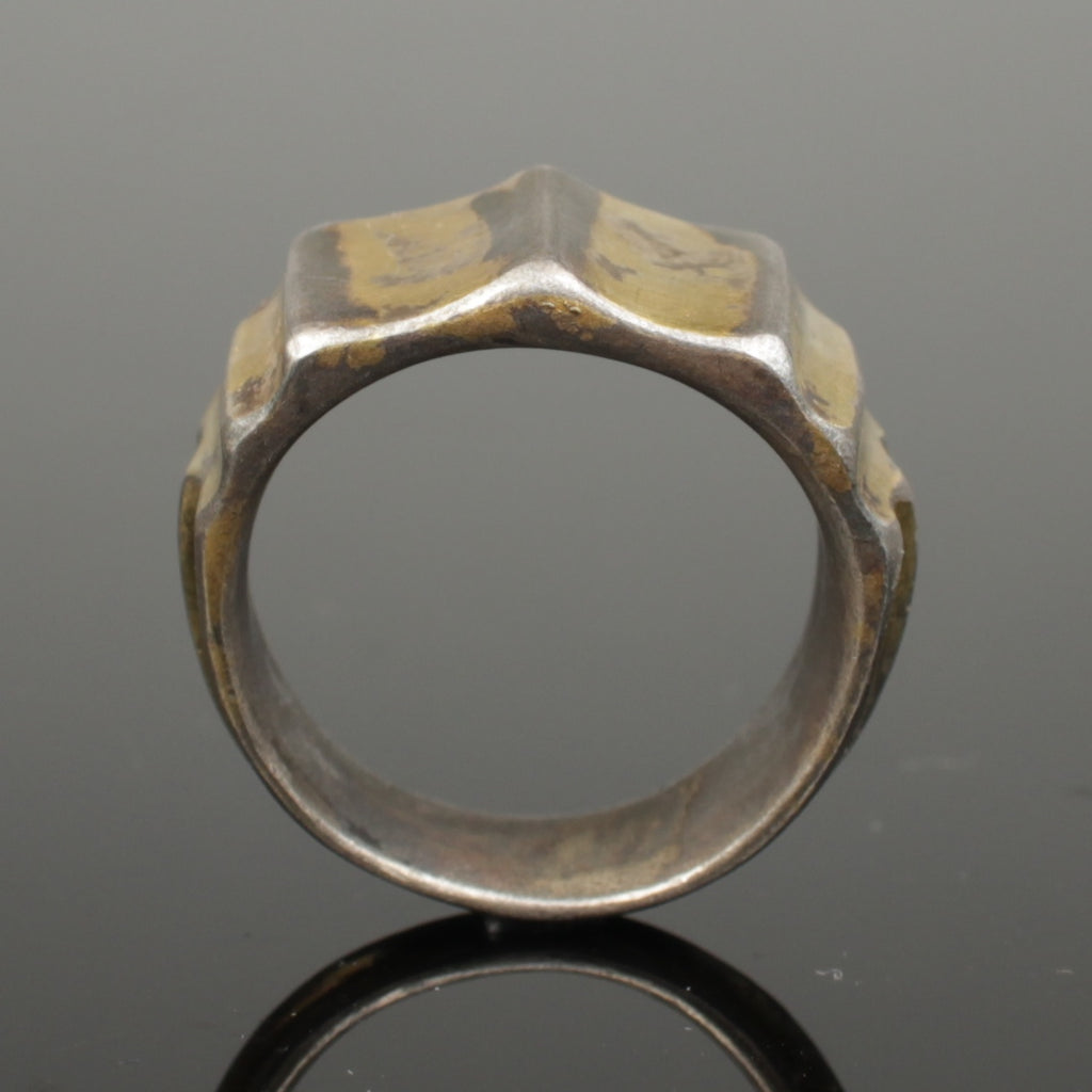 FABULOUS HEAVY ANCIENT MEDIEVAL SILVER GILT RING - CIRCA 15TH C AD ...
