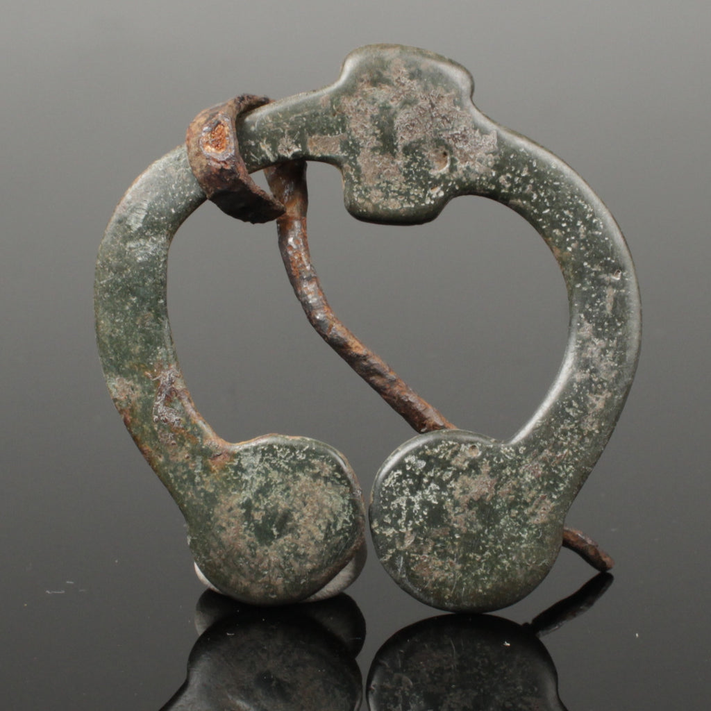 ANCIENT VIKING BRONZE OMEGA TYPE BROOCH - CIRCA 9th/11th CENTURY (6223 ...