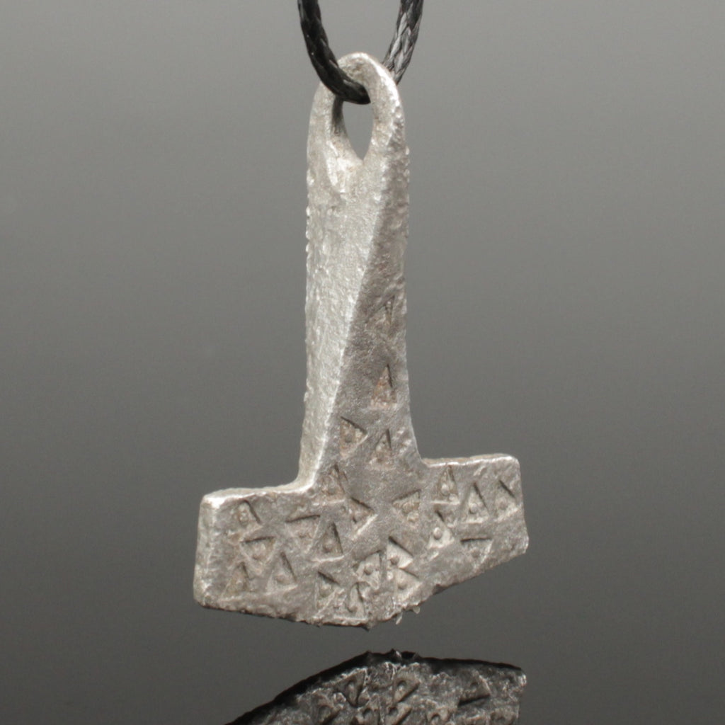 SUPERB ANCIENT VIKING SILVER MJOLNIR THORS HAMMER PENDANT - CIRCA 9th ...