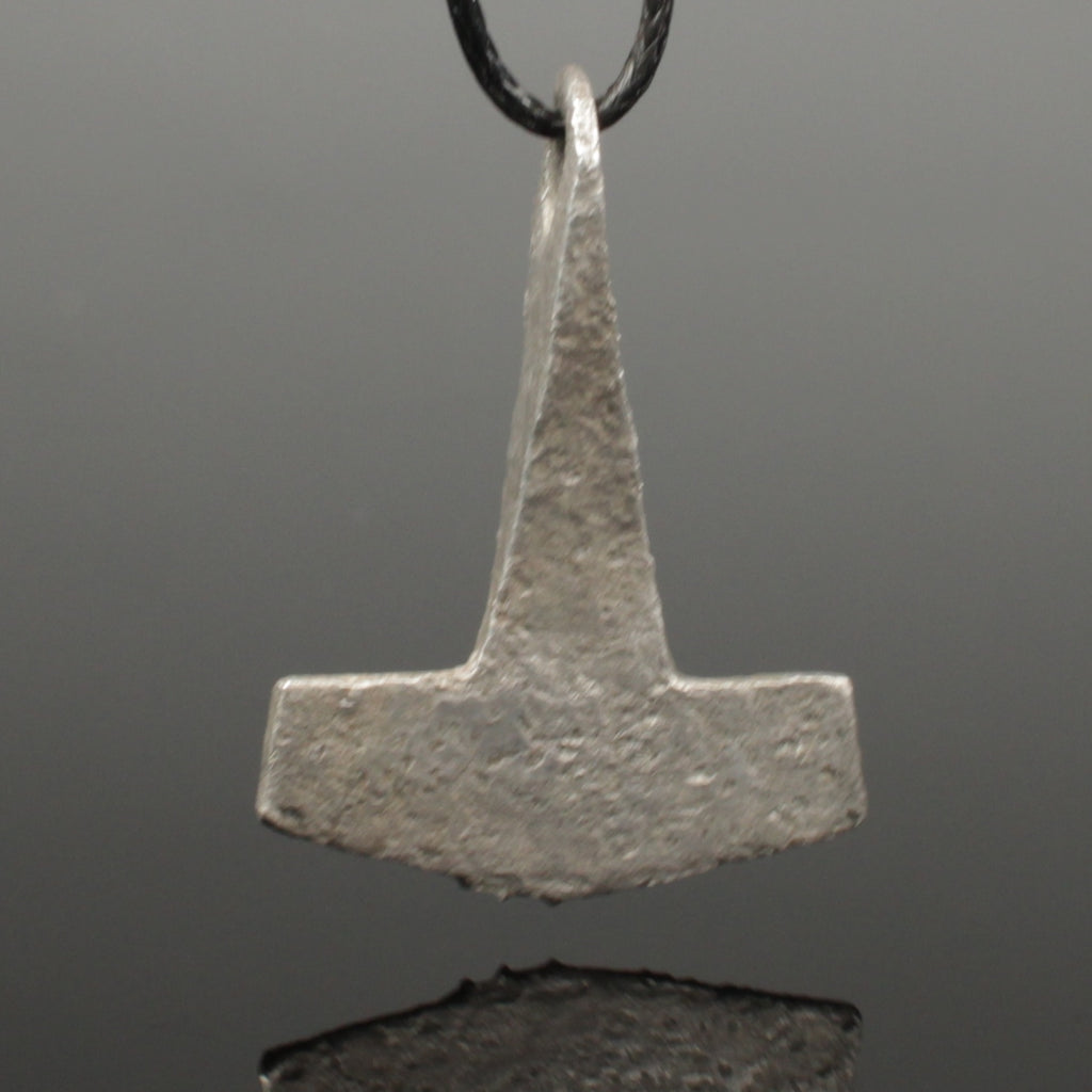SUPERB ANCIENT VIKING SILVER MJOLNIR THORS HAMMER PENDANT - CIRCA 9th ...