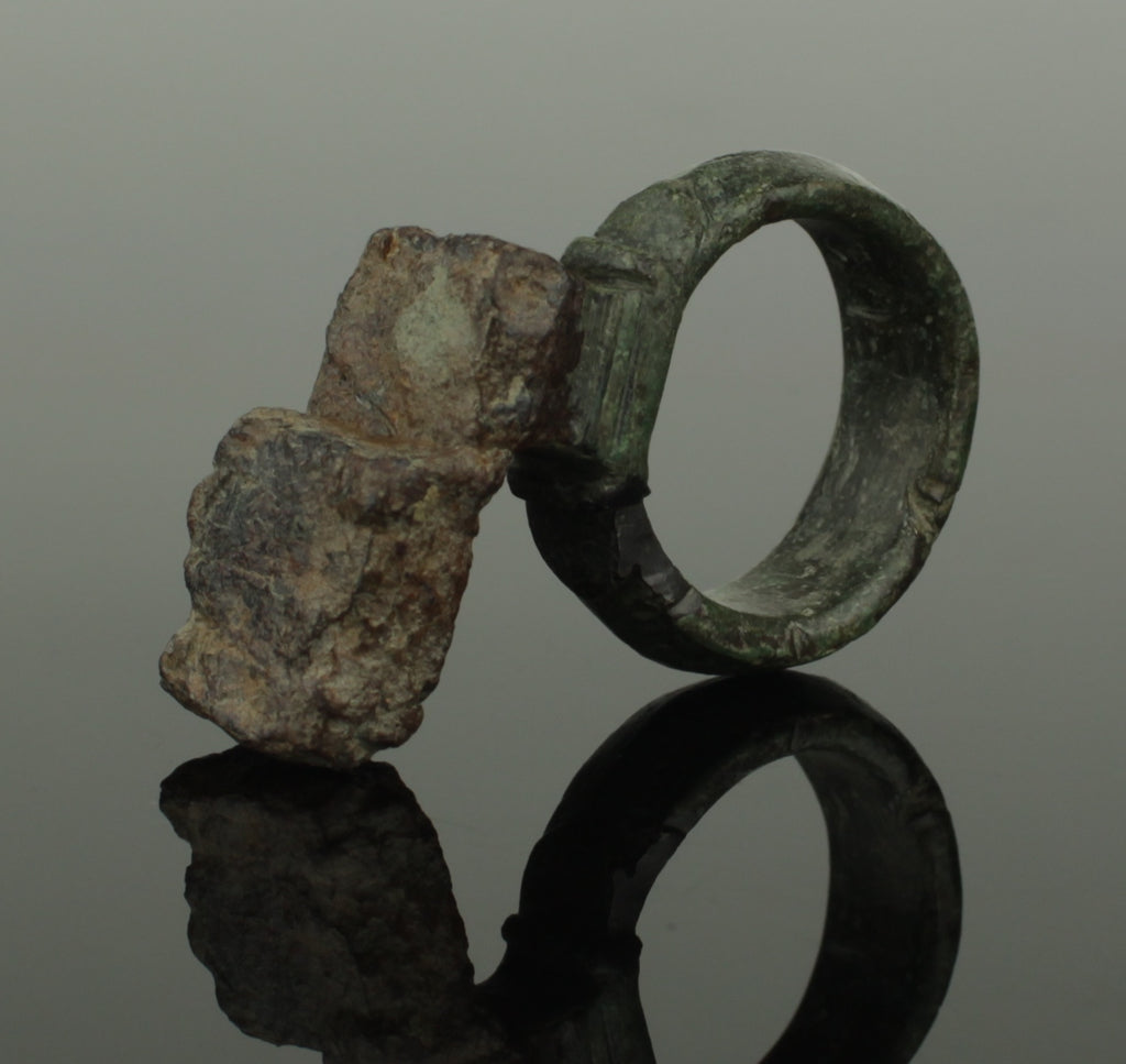 SUPER QUALITY ANCIENT ROMAN BRONZE RING KEY 2ND CENTURY AD 017 ...