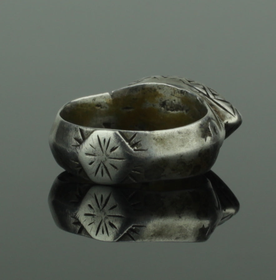 HEAVY ANCIENT MEDIEVAL SILVER RING - CIRCA 14TH CENTURY AD – Trinity ...