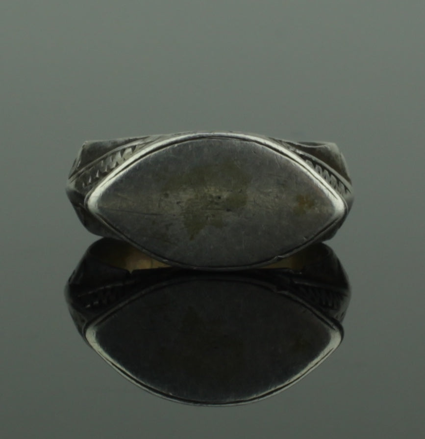 HEAVY ANCIENT MEDIEVAL SILVER RING - CIRCA 14TH CENTURY AD – Trinity ...