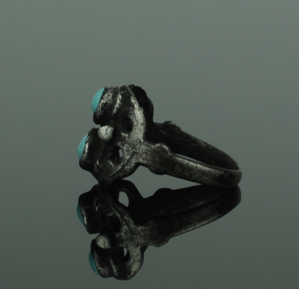 ANCIENT MEDIEVAL SILVER RING WITH TURQUOISE - CIRCA 15th/16th Century ...