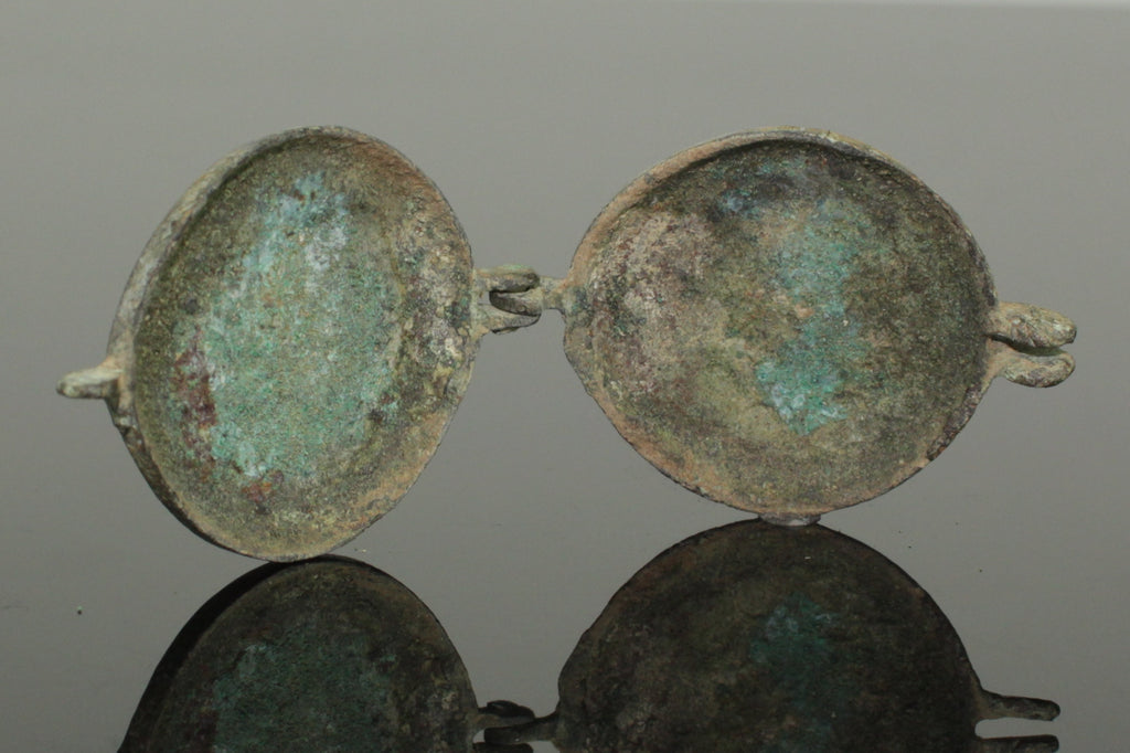MEDIEVAL BRONZE COSMETIC MIRROR CASE Dating Circa 14th-15th Century AD ...